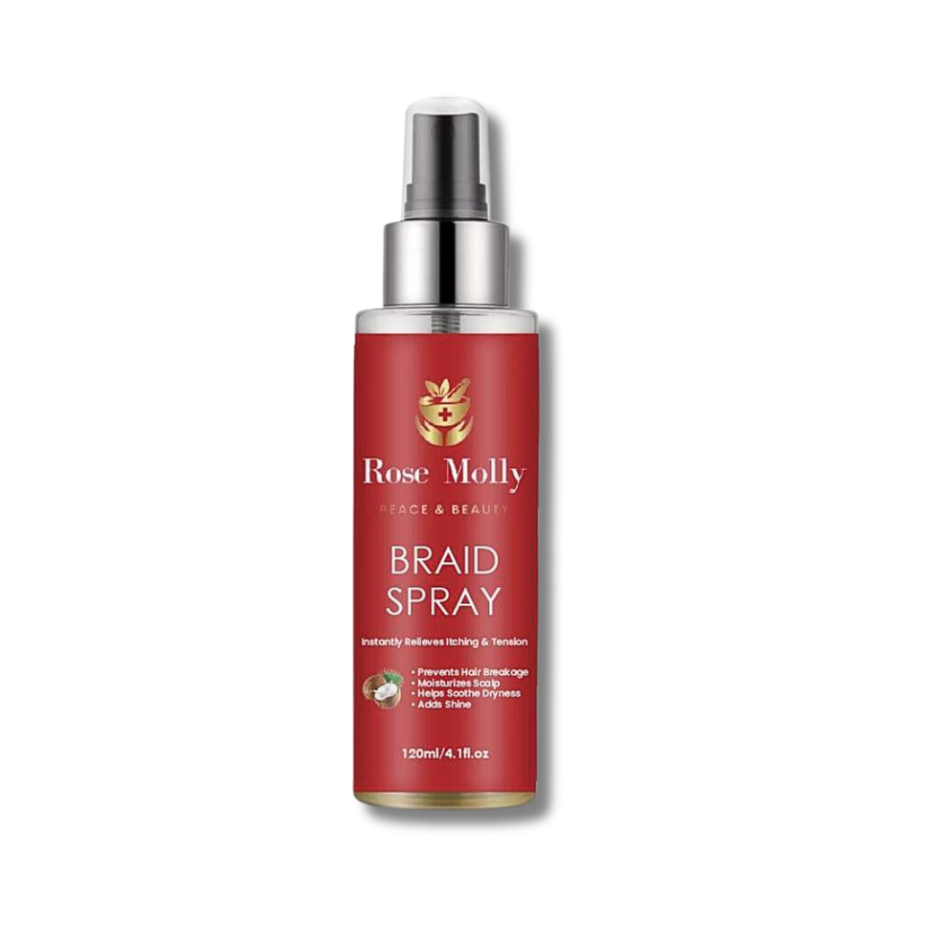 Best Braid Spray by Rose Molly for Healthy and Frizz-Free Braids